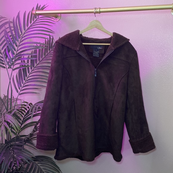 Utex | Jackets & Coats | Utex Brown Suede Coat | Poshmark